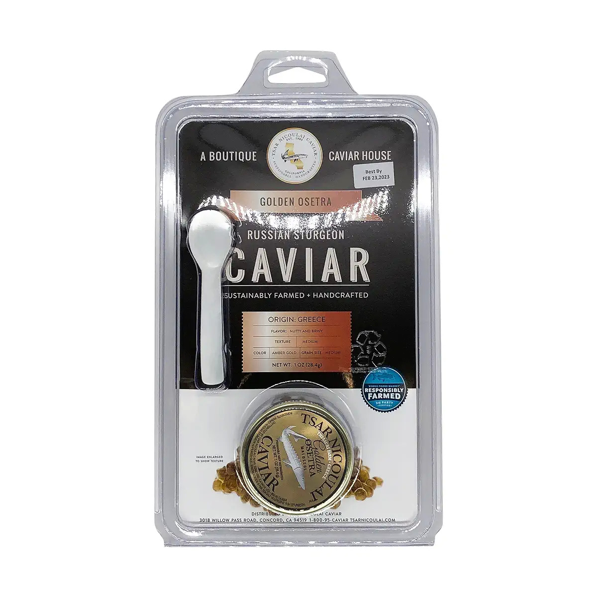 Whole Foods Caviar 25% off (with Amazon Prime)