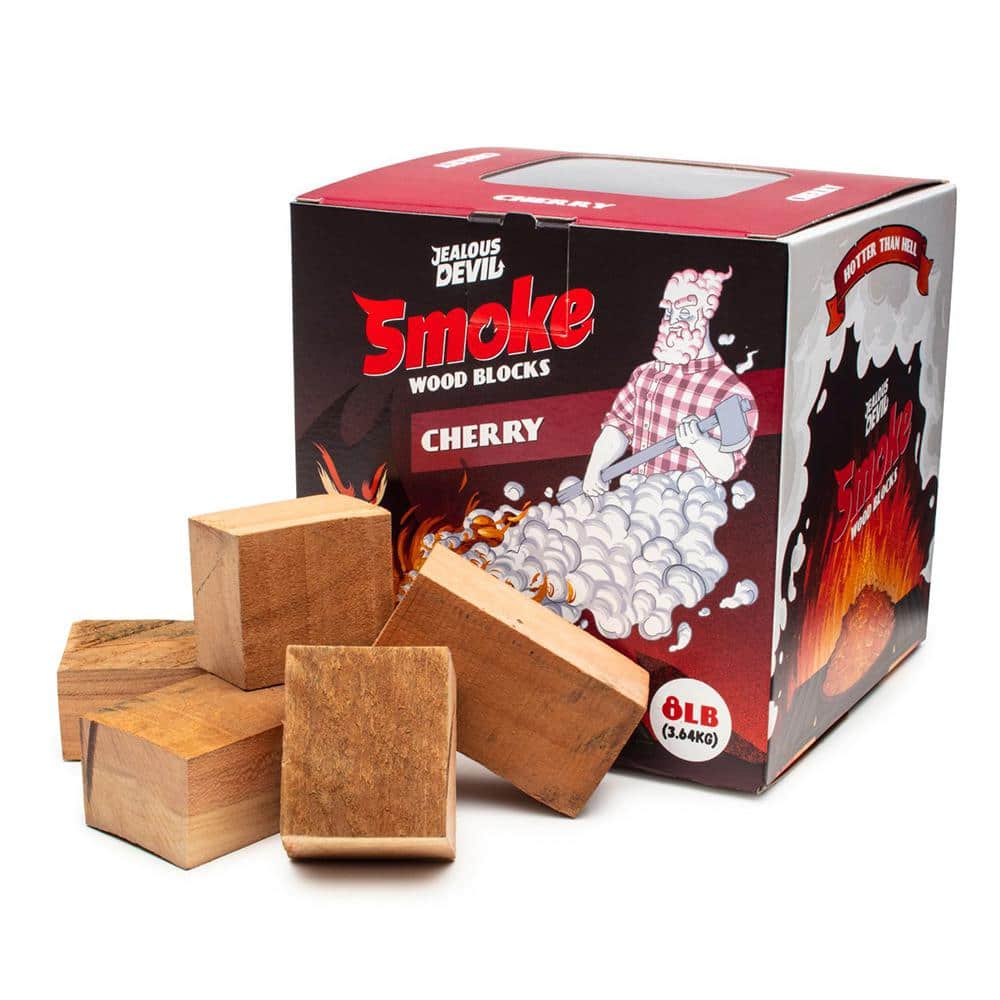JEALOUS DEVIL Cherry Wood Blocks 8lb 6.97 at Home Depot