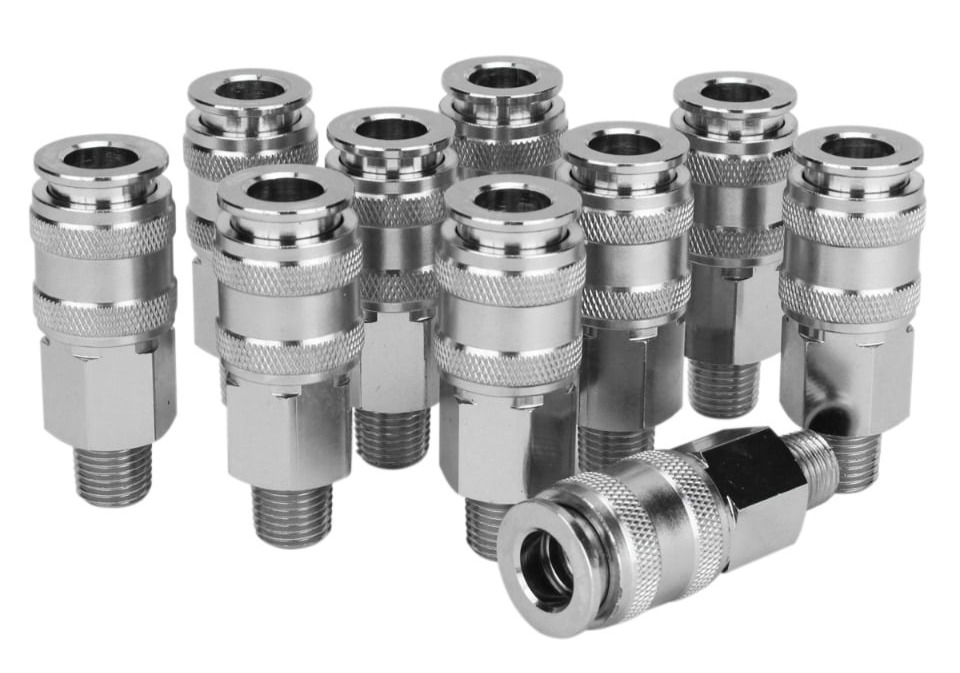 Milton 5 In ONE™ 744 High Flow Universal Quick-Connect Coupler, 1/4 ...