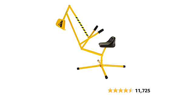 The Big Dig Sandbox Digger Excavator Crane with 360° Rotation with Base ...