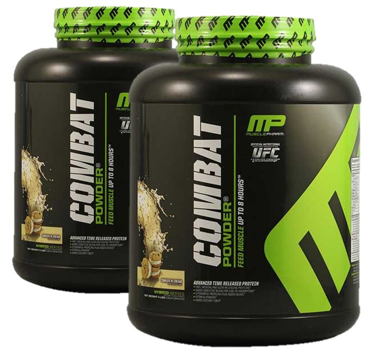2x 5lbs MusclePharm Combat Protein Powder (Cookies 'N' Cream) - $54 ...