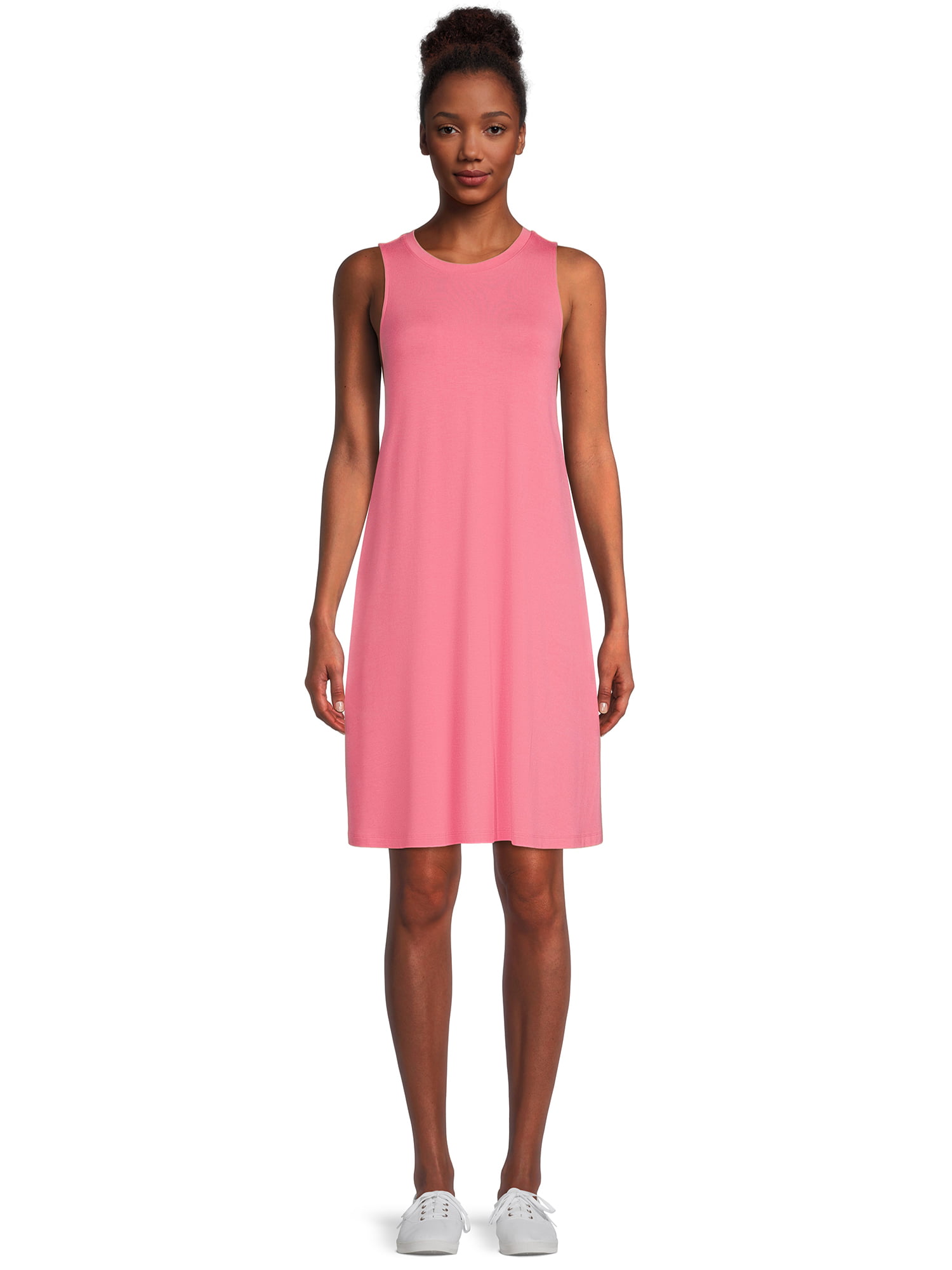 Time and Tru Women's Sleeveless Knit Dress (Various Sizes & Colors) $10 ...