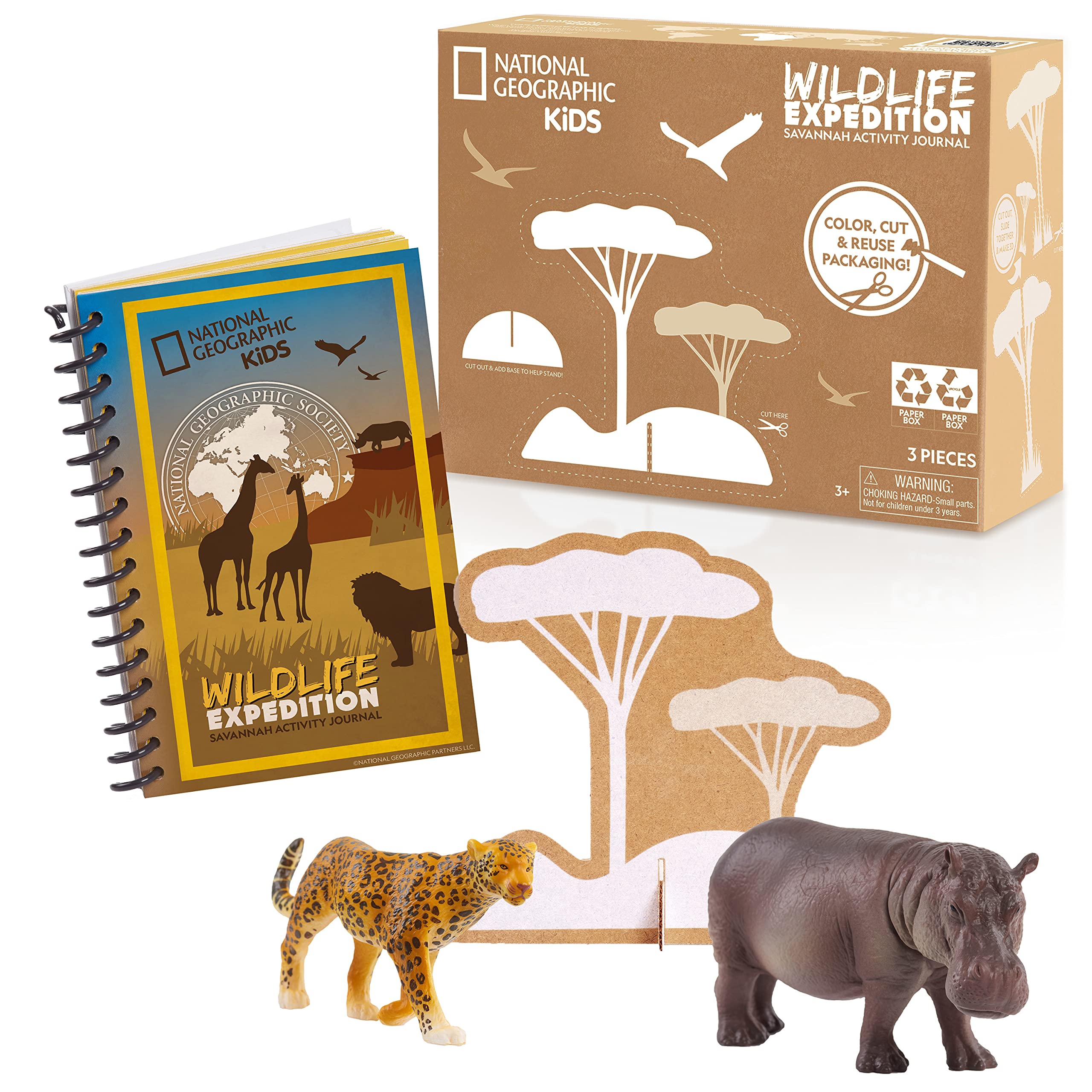 Just Play National Geographic Kids' Animal Journal Book w/ Animal ...