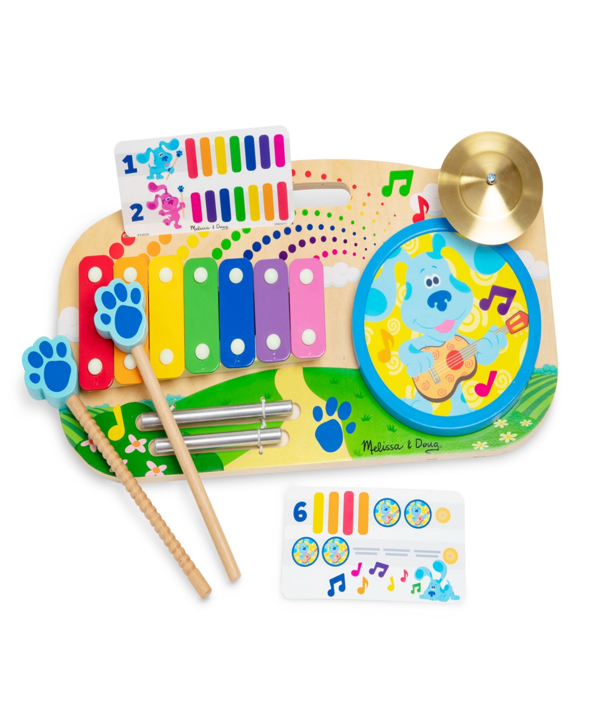 5-Instrument Melissa & Doug Blues Clues & You Music Maker Board w/ 2 ...