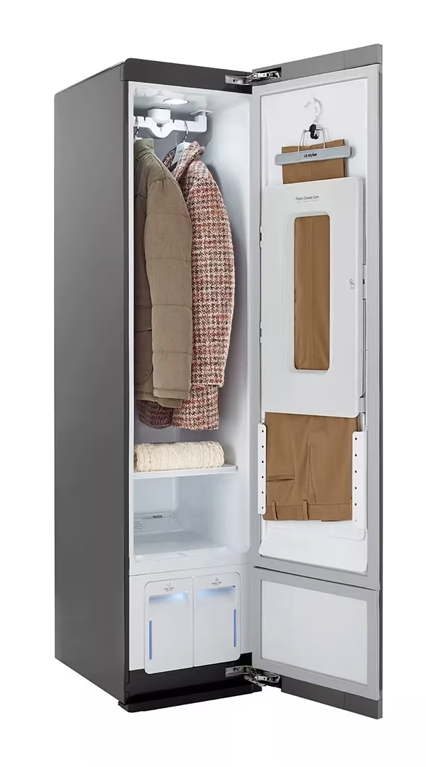 17"W x 23"D x 73"H LG Styler Wi-Fi Steam Closet Clothing Care System w ...