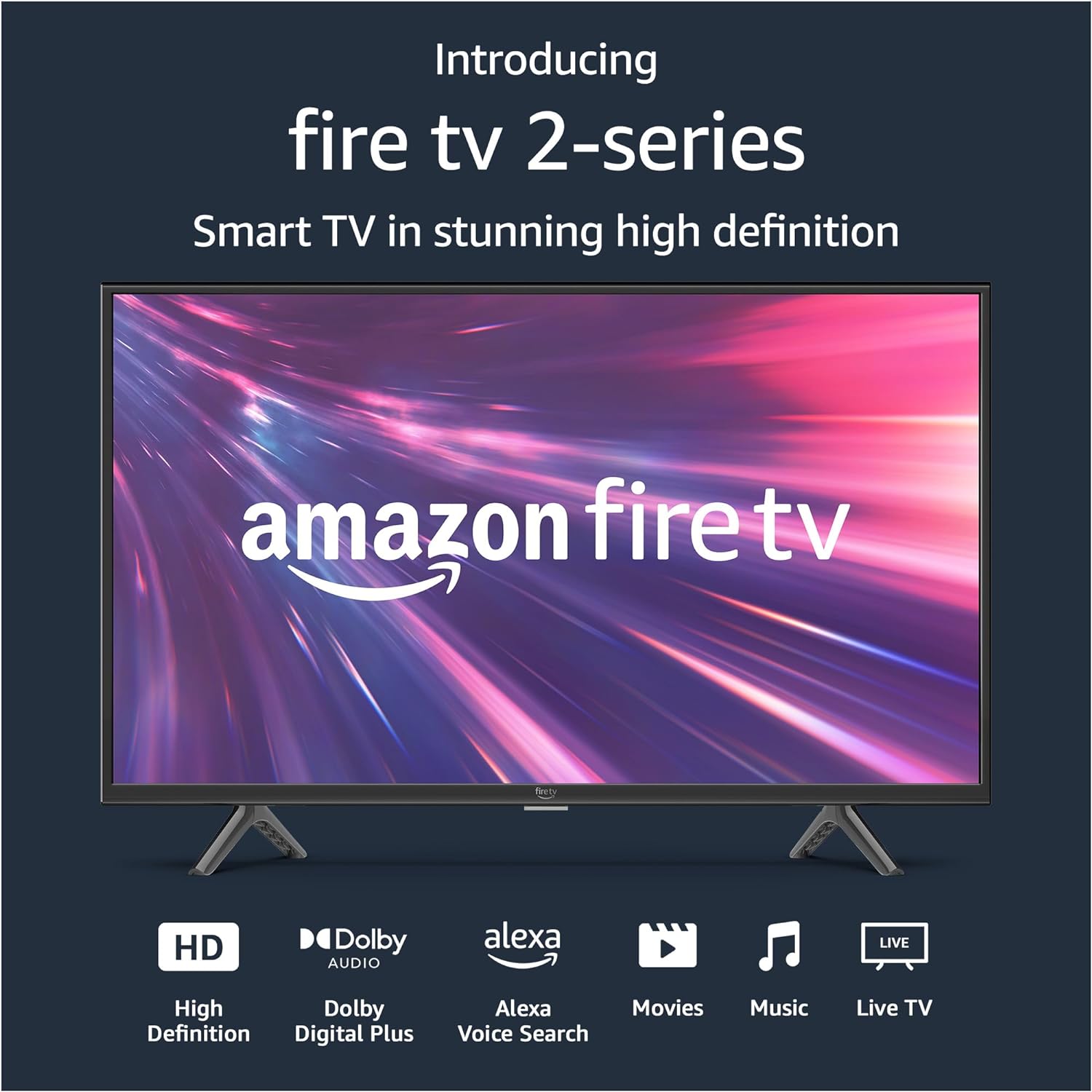Amazon Fire TV 32" 2-Series 720p HD Smart TV w/ Fire TV Alexa Voice ...