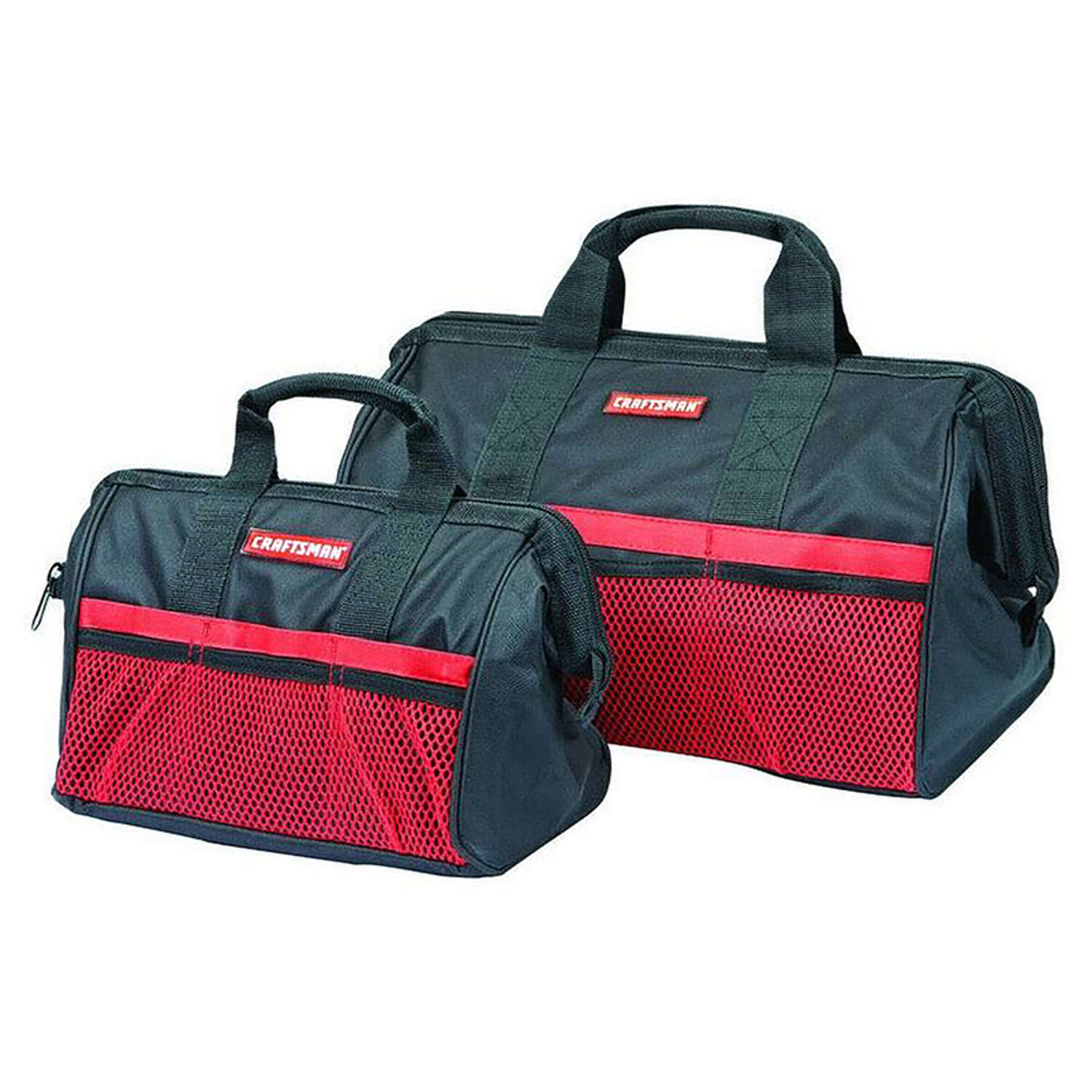 2-Piece Craftsman Tool Bag Set (13" & 18", Black/Red) $10 + Free Store ...