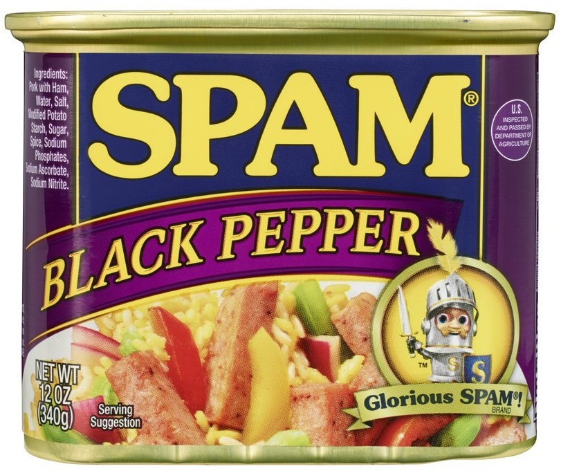[$2.64] 12 Ounce Can Spam Luncheon Meat - Black Pepper or Chorizo - $2. ...