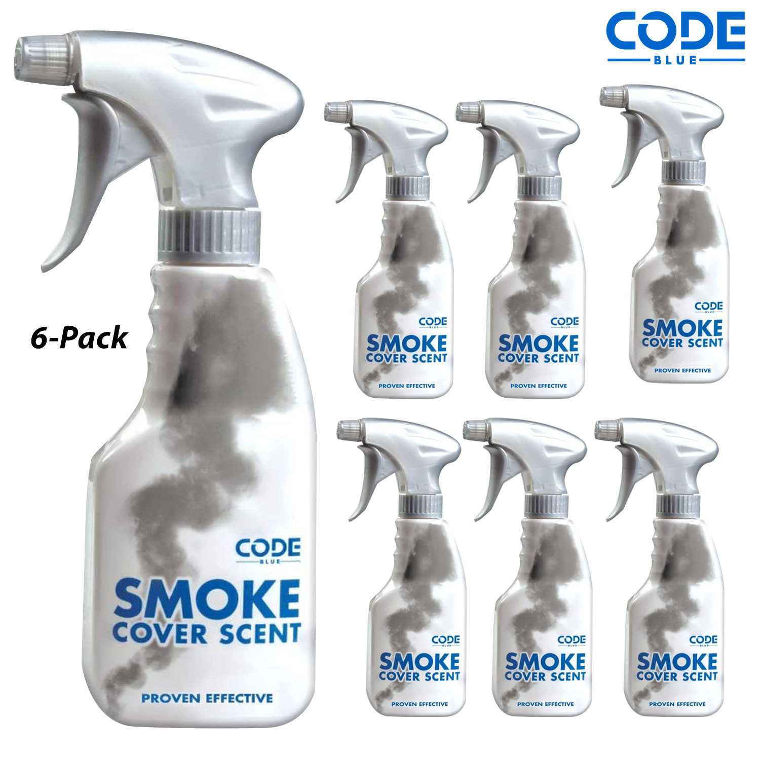 6-PACK: Code Blue Smoke Cover Scent (6 x 8oz) for Hunting $14.99 + Free ...