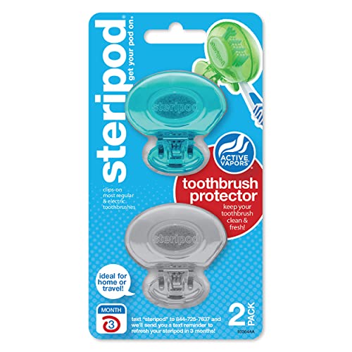 2-Count Steripod Clip-on Toothbrush Protector $3.17 w/s&s