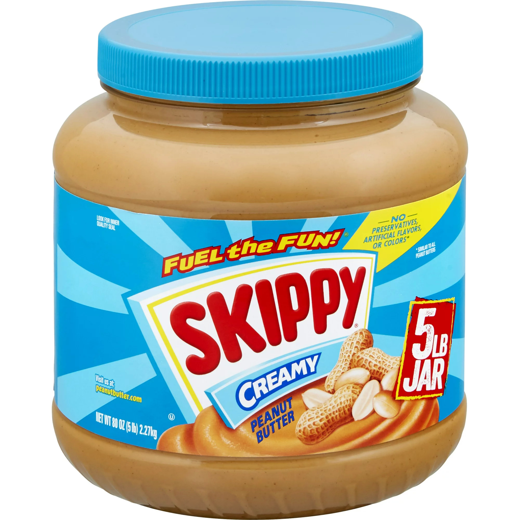 5 Pound SKIPPY Creamy Peanut Butter $8.57 + Free Ship w/Prime