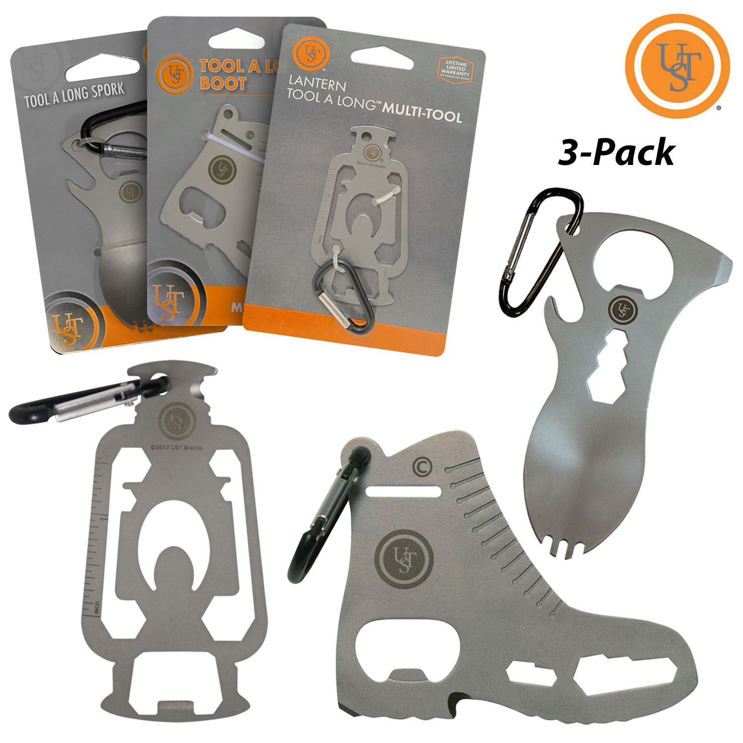 3-PACK: UST Tool A Long Multi-Tool - MIX $9.99 + Free Shipping