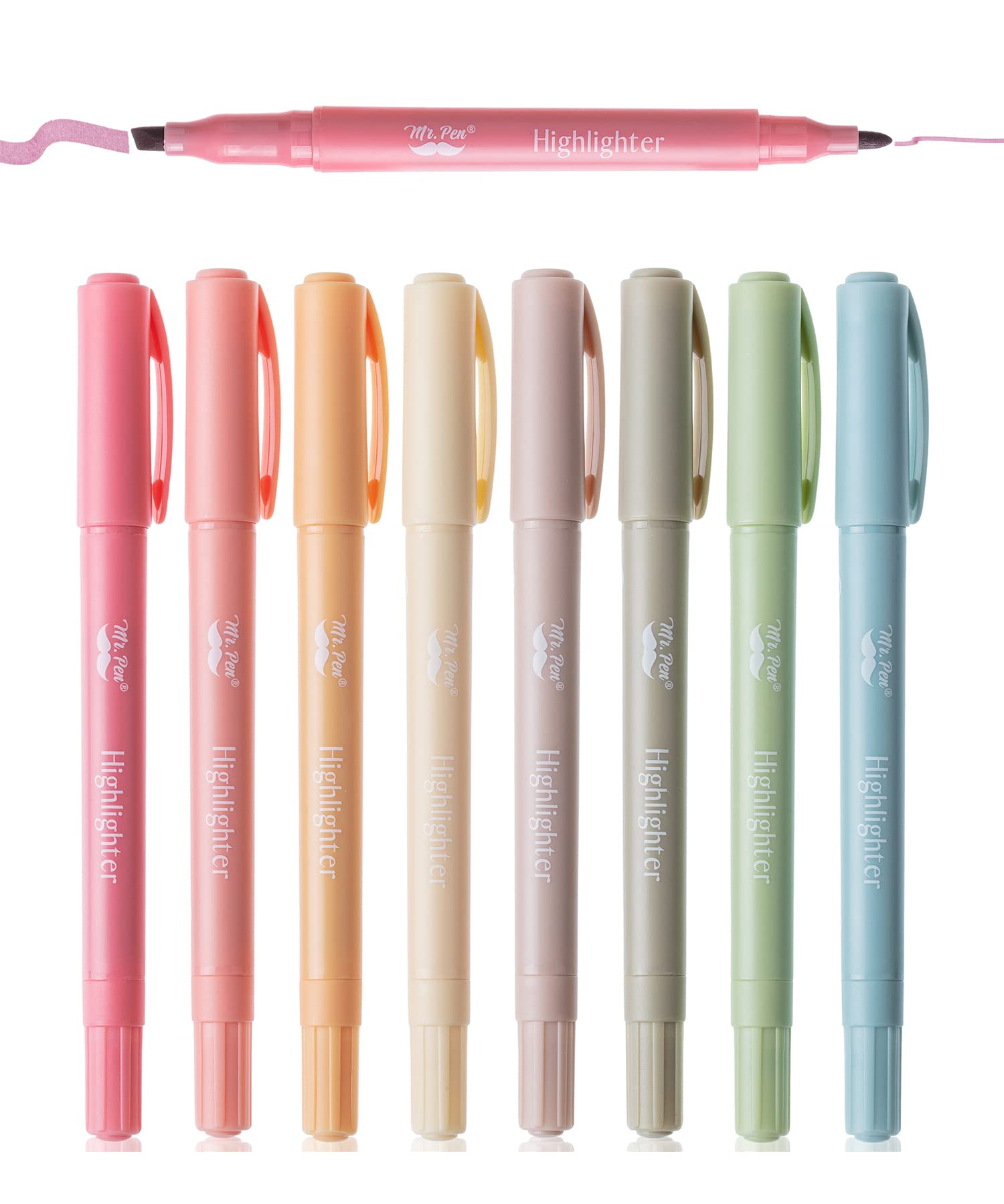 8-Pack Mr. Pen- Dual Tip Highlighters, Vintage colors $2.99 + Free Ship ...