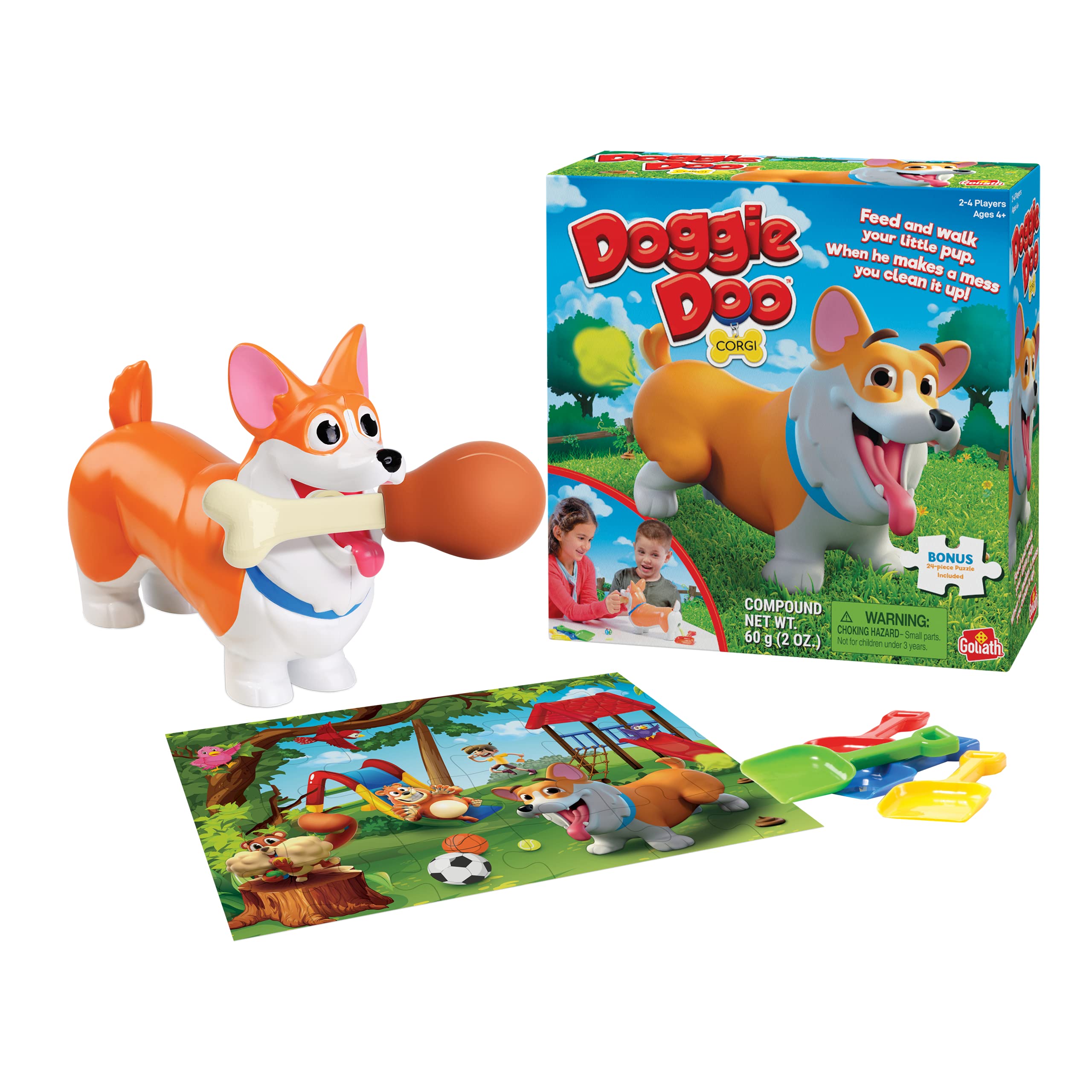 Doggie Doo Corgi Game - Unpredictable Action - Includes 24-Piece Puzzle ...