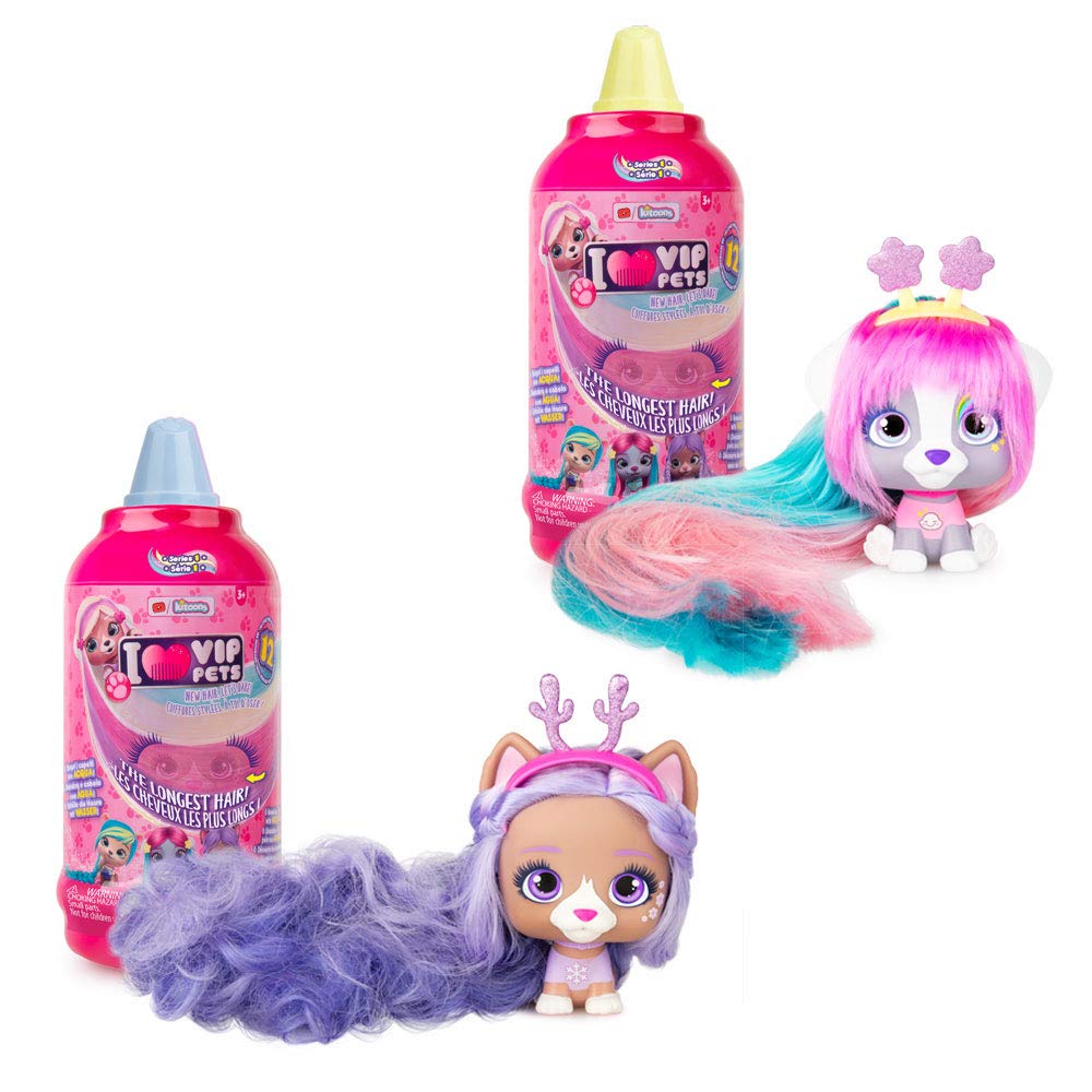 2-Pack IMC Toys VIP Pets - Surprise Hair Reveal Doll - Series 1 Mousse ...