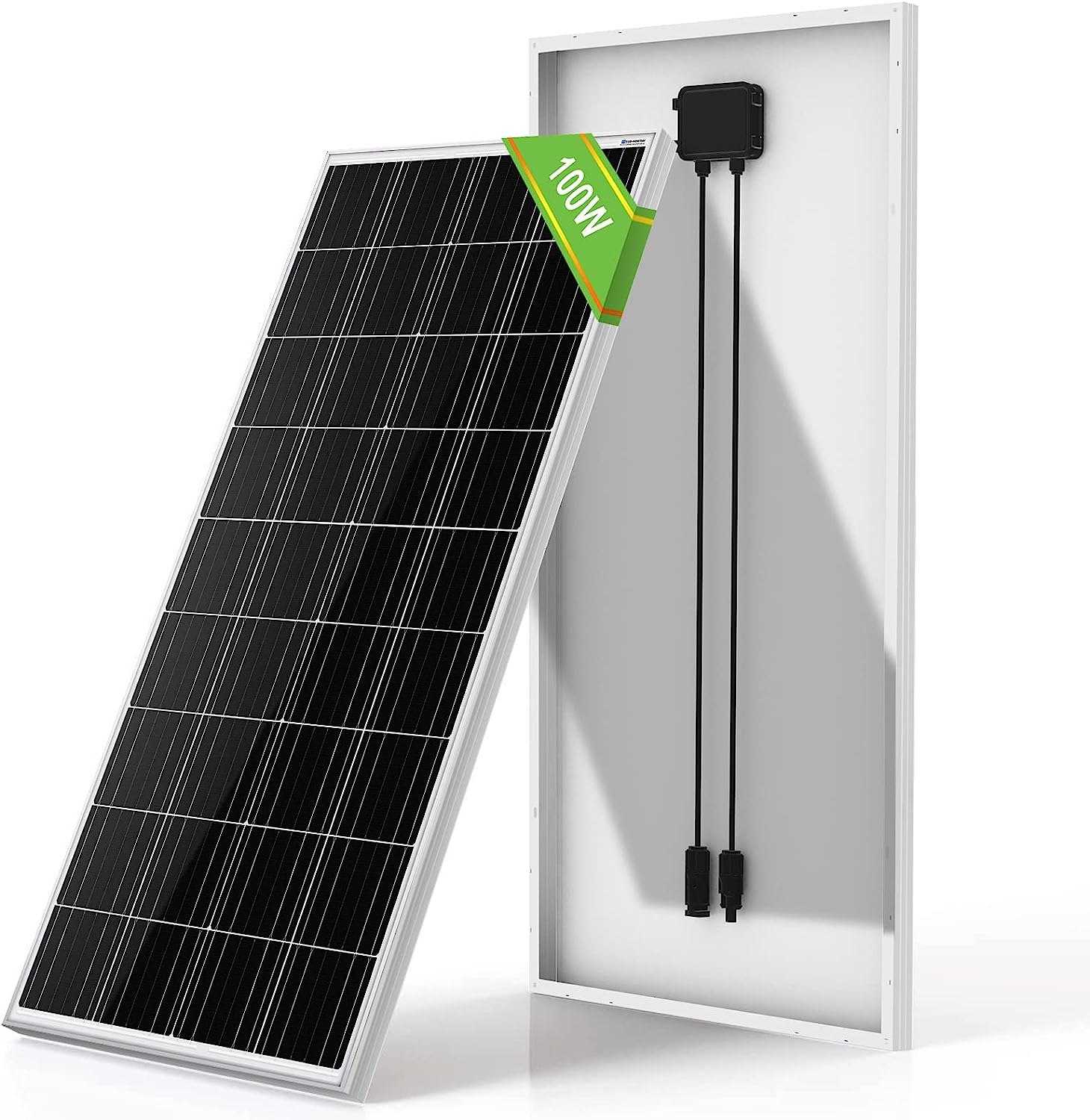 ECO-WORTHY 100W 12V Monocrystalline Solar Panel