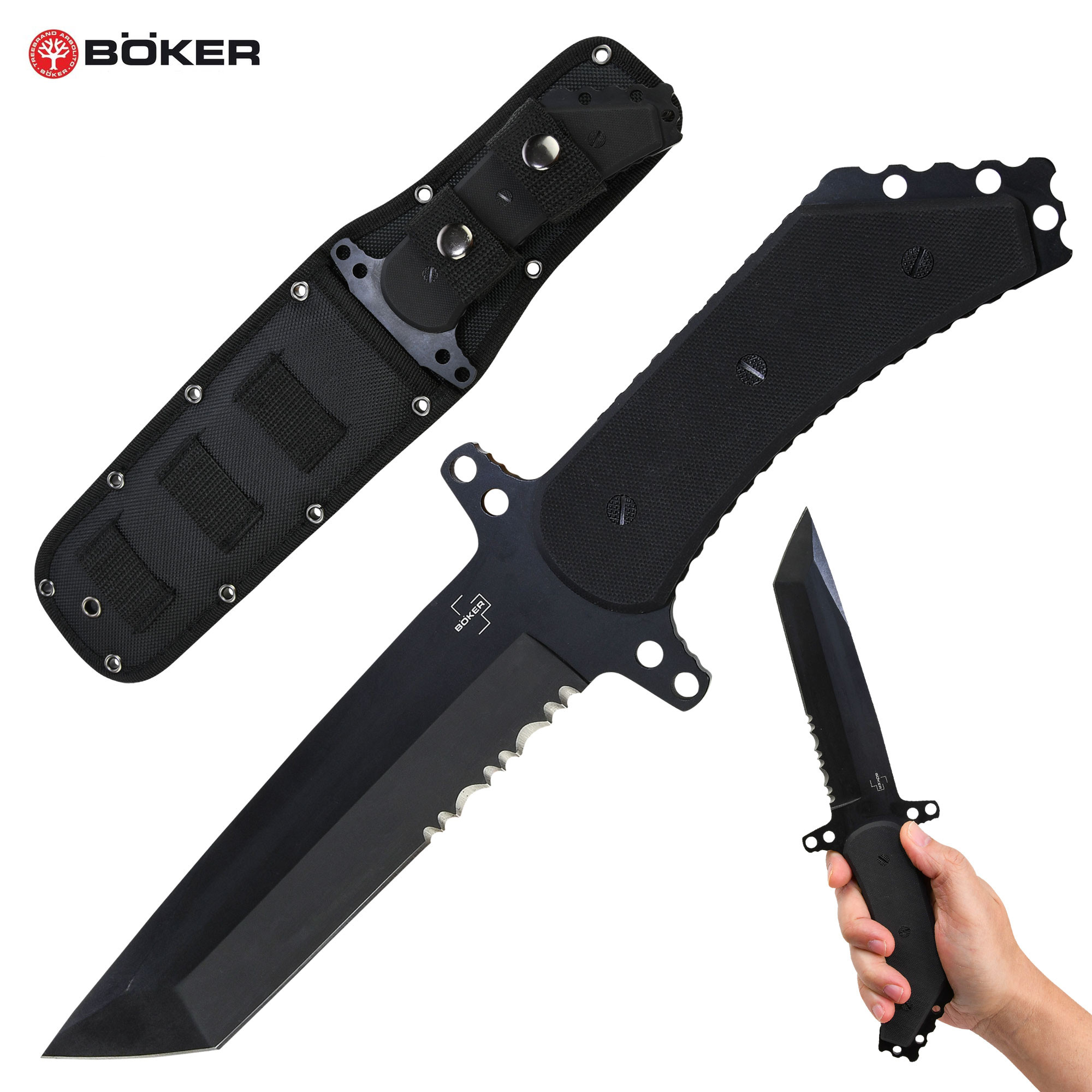 Boker Plus 440C Armed Forces Tactical Fixed Blade Knife $39.99 + Free ...