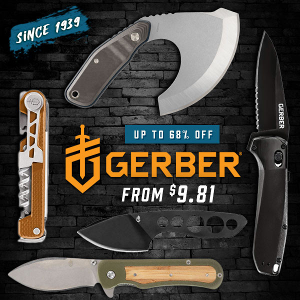 Gerber Knives & More: Downwind Drop-point Fixed Blade Knife $19.99 ...