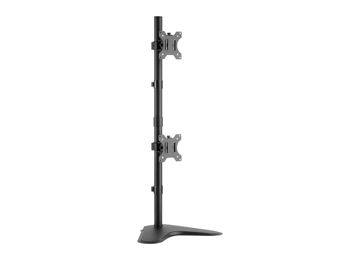 Dual Monitor Articulating Free Standing Vertical Desk Mount Bracket ...