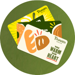 Panera Bread Gift Cards (eGift Card/Retail Plastic Gift Card or Reload)