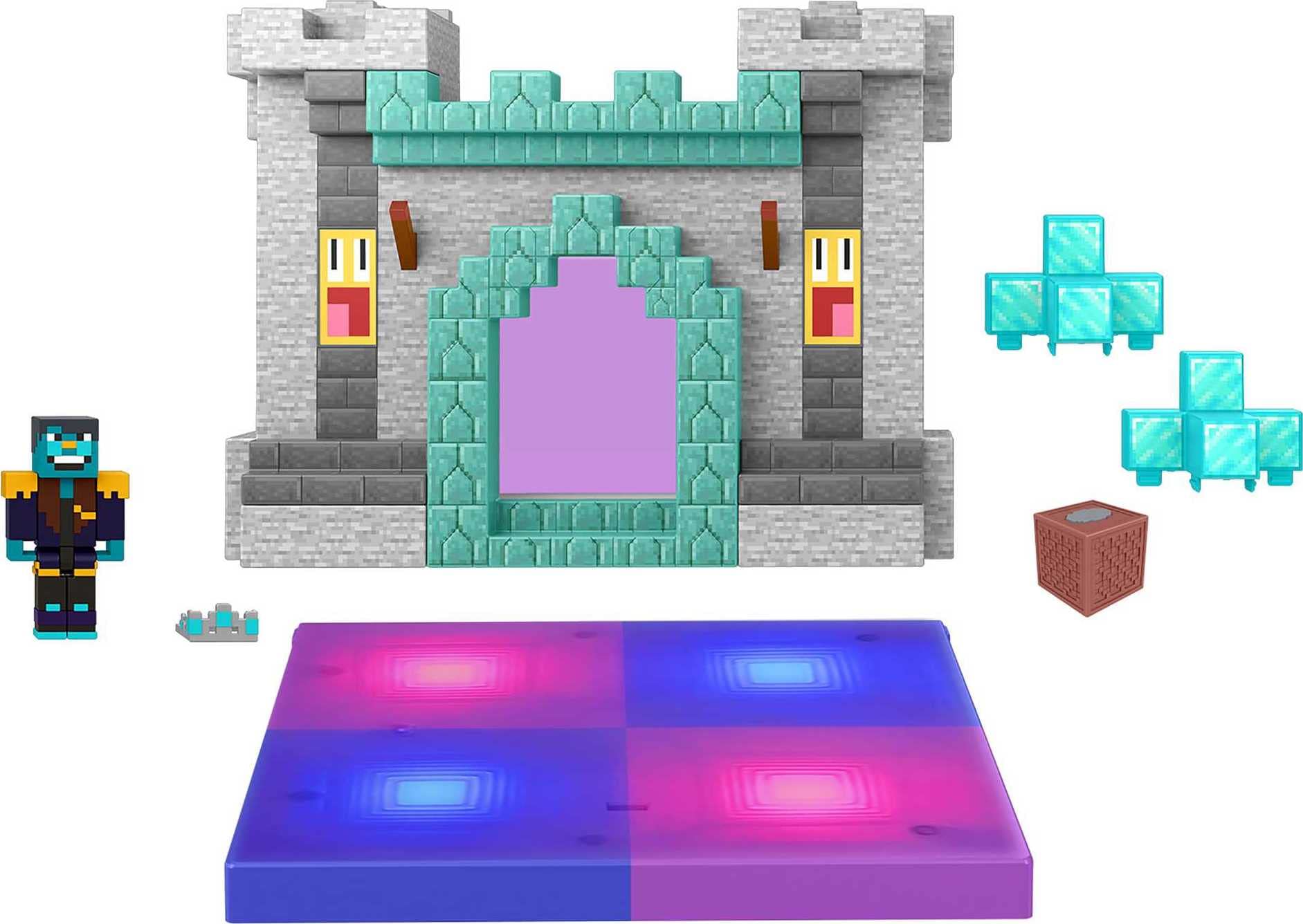 Minecraft Creator Series Playset Party Supreme's Palace Toy with Lights ...