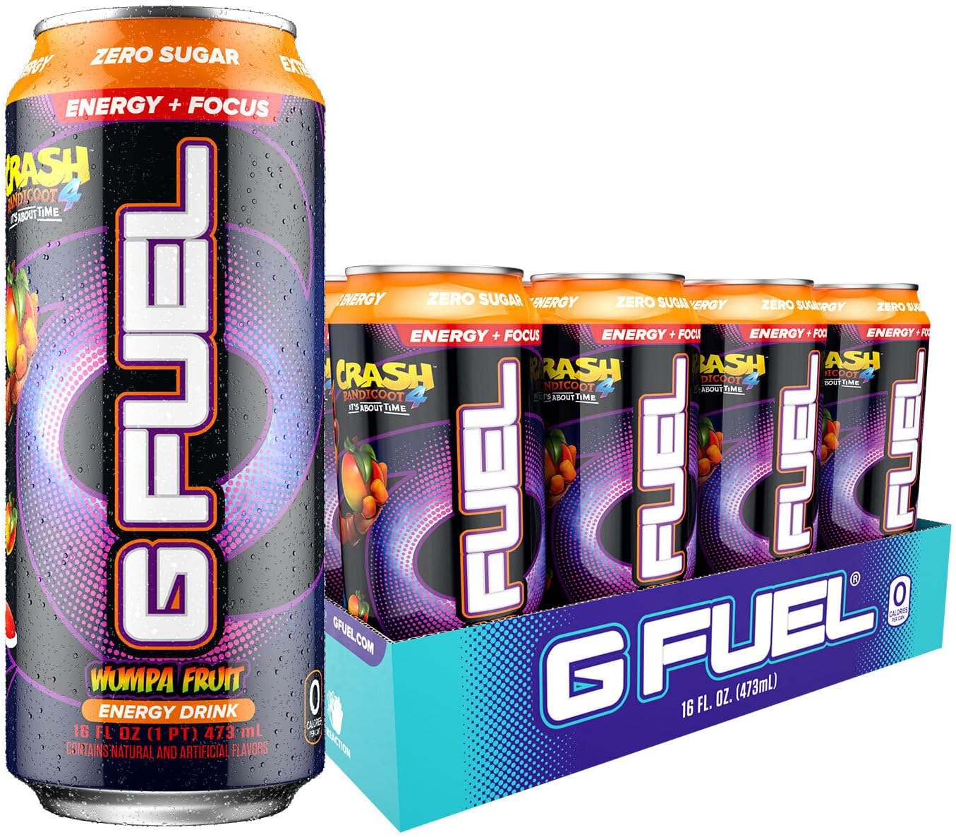 G-Fuel: 12-Pack 16-Oz Wumpa Fruit Energy Drink $14.27, 9.8-Oz Sonic ...