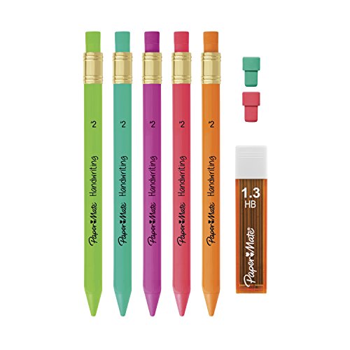 Paper Mate Handwriting Triangular Mechanical Pencil Set with Lead ...
