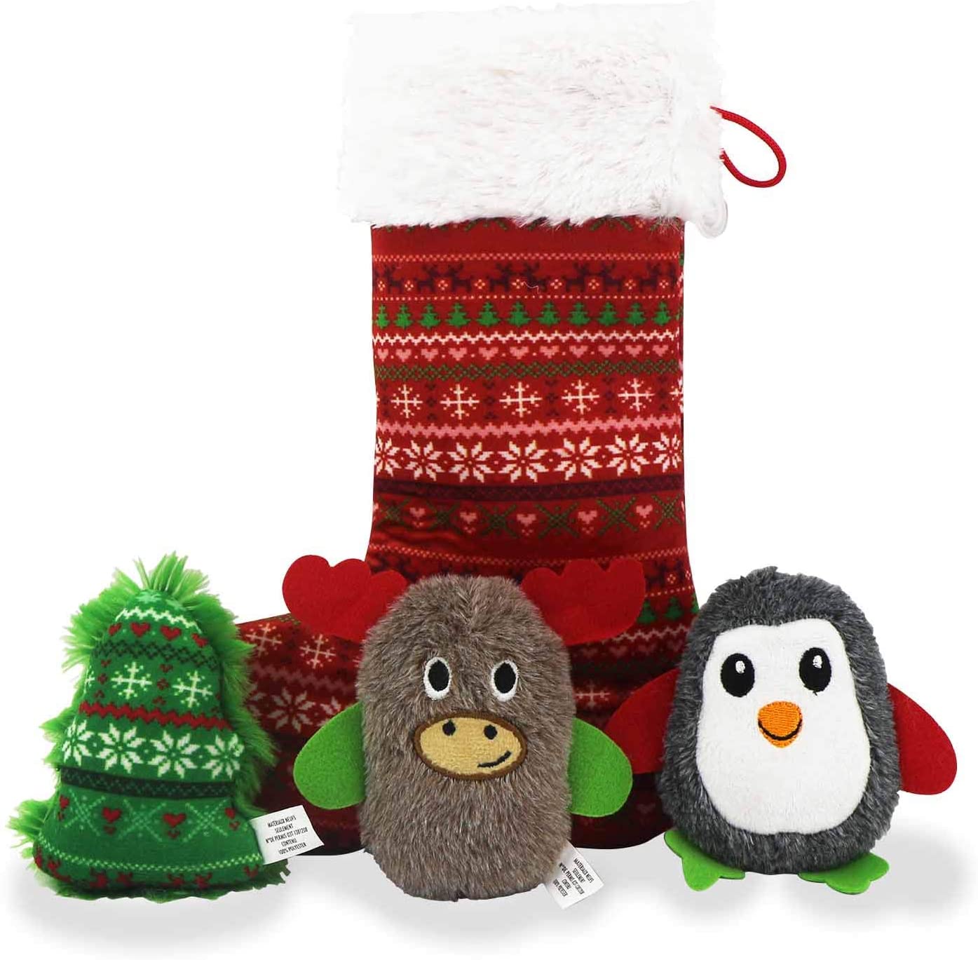 Bow Wow Dog Toy Xmas 4 pc Set $3.69