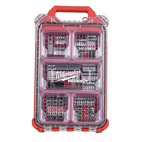 100-Piece Milwaukee Shockwave Impact Duty Driver Bit Packout Set