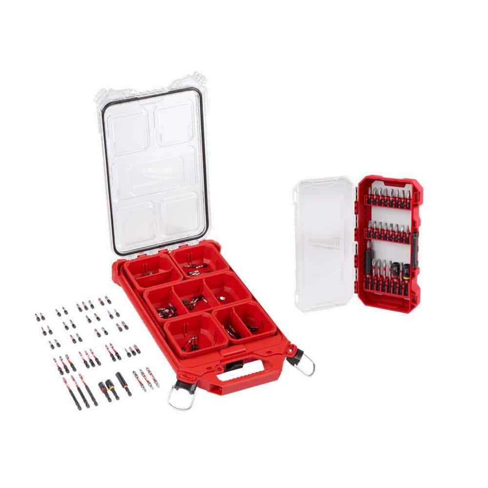 Milwaukee Shockwave Driver Bit Set (115-Piece) with Packout Case - $51.97