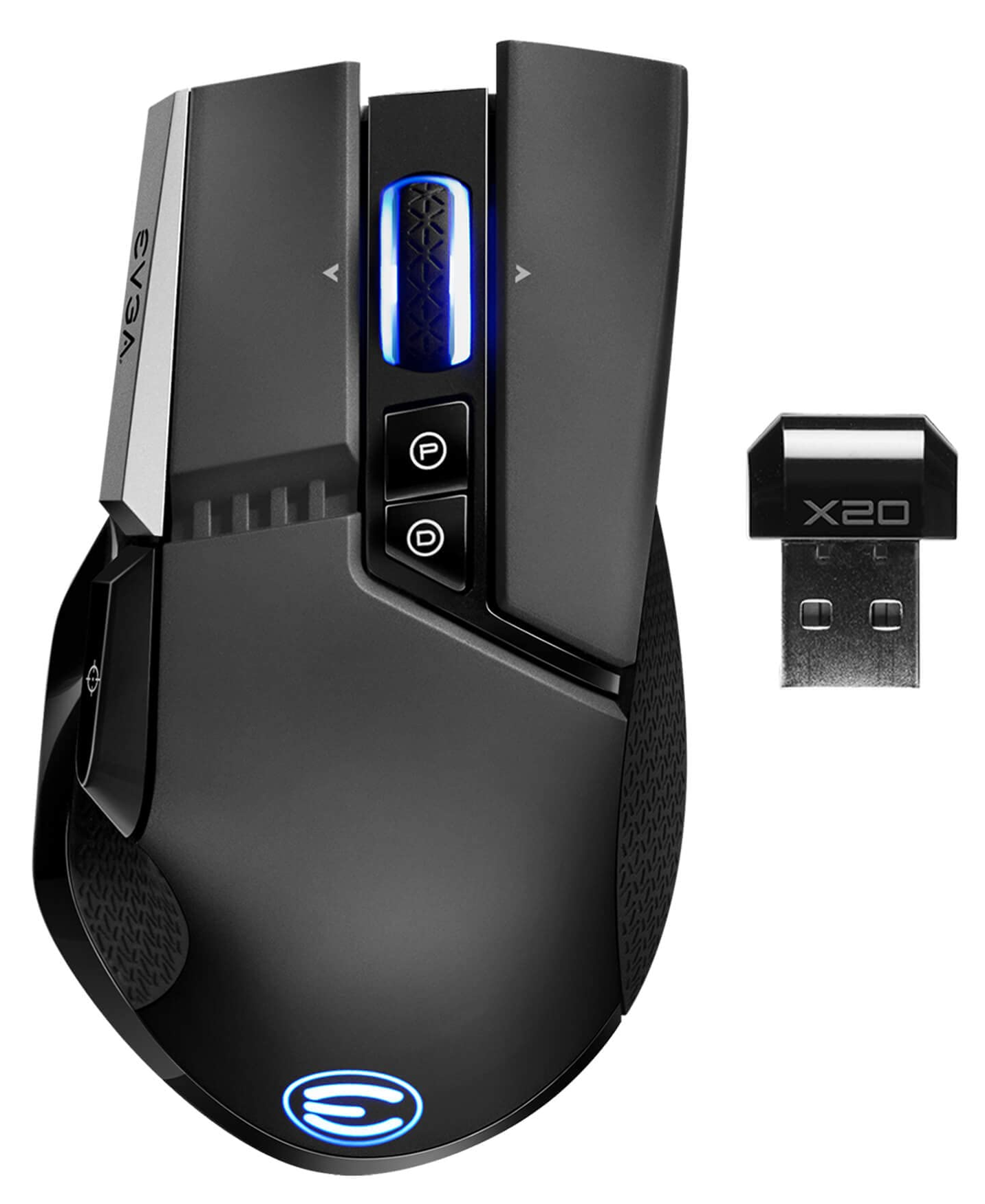 $17.99: EVGA X20 16K DPI Wireless Ergonomic Gaming Mouse (Black)
