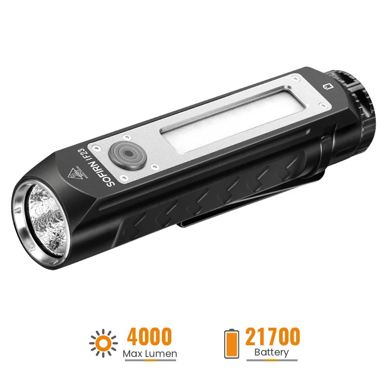 Sofirn IF23 4000LM RGB Mini Torch Flashlight w/ Battery $32, No Battery ...