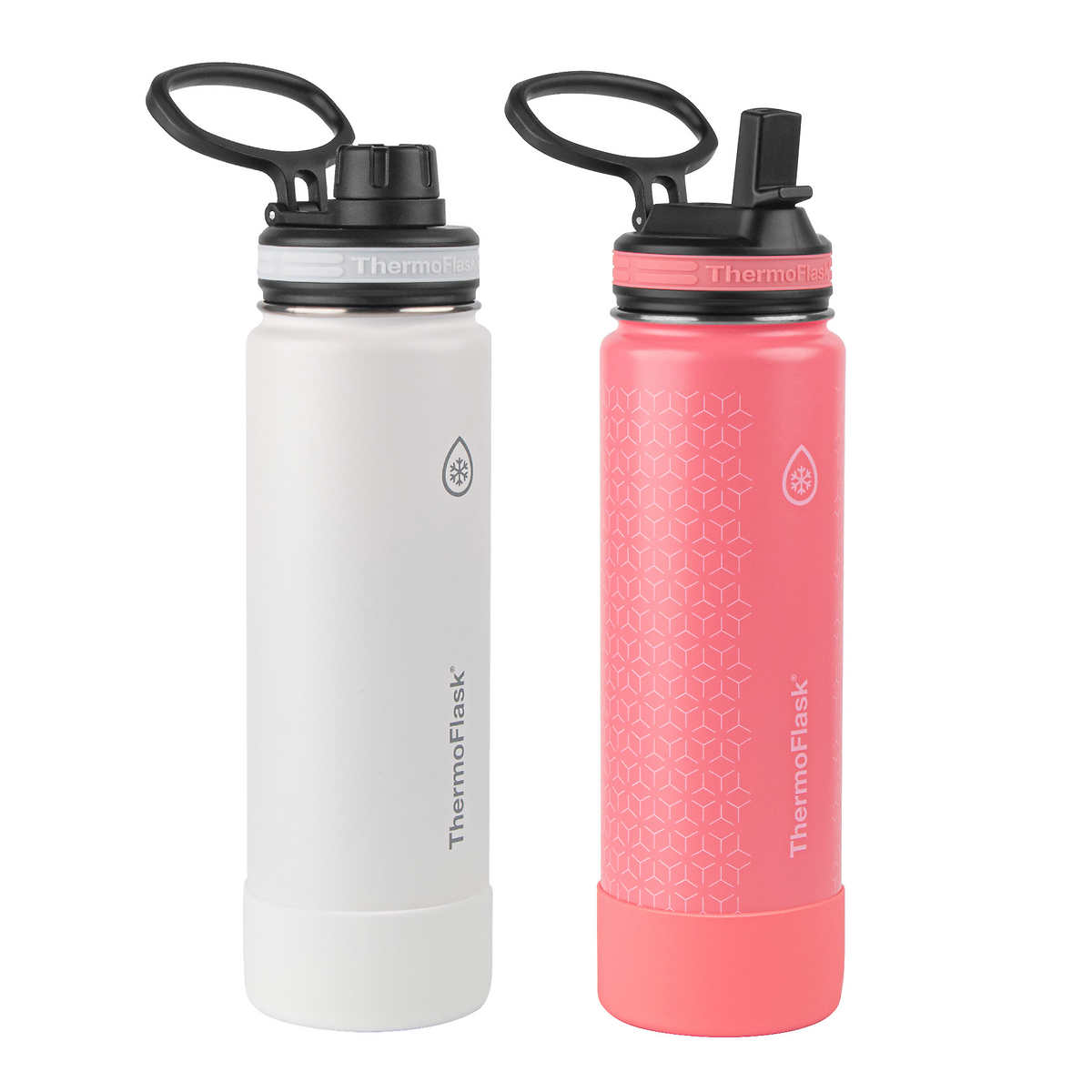 Costco ThermoFlask 24 Oz Stainless Steel Insulated Water Bottle 2 pack