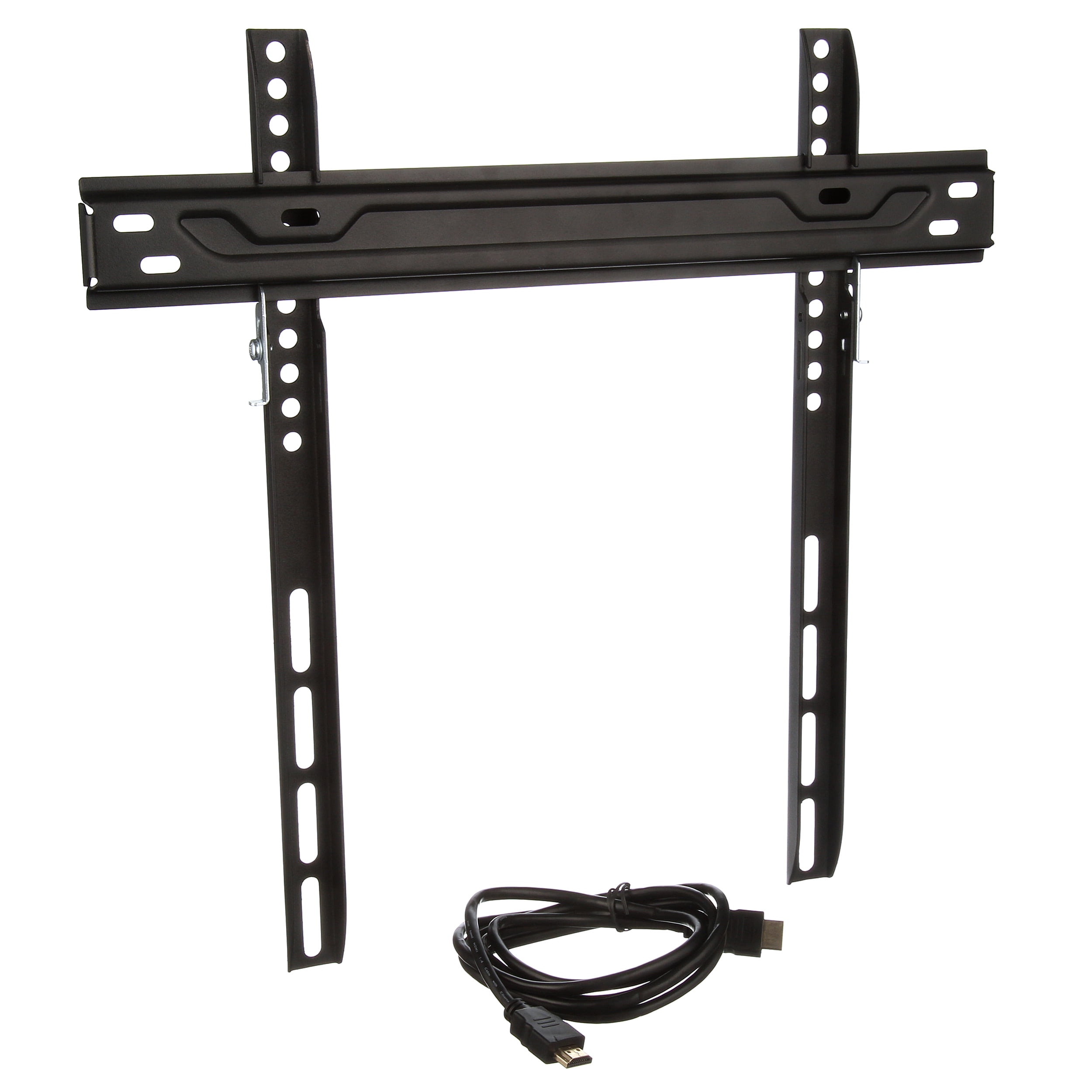 DuraPro Universal Low Profile Wall Mount for 19" to 60" TVs + HDMI Cable
