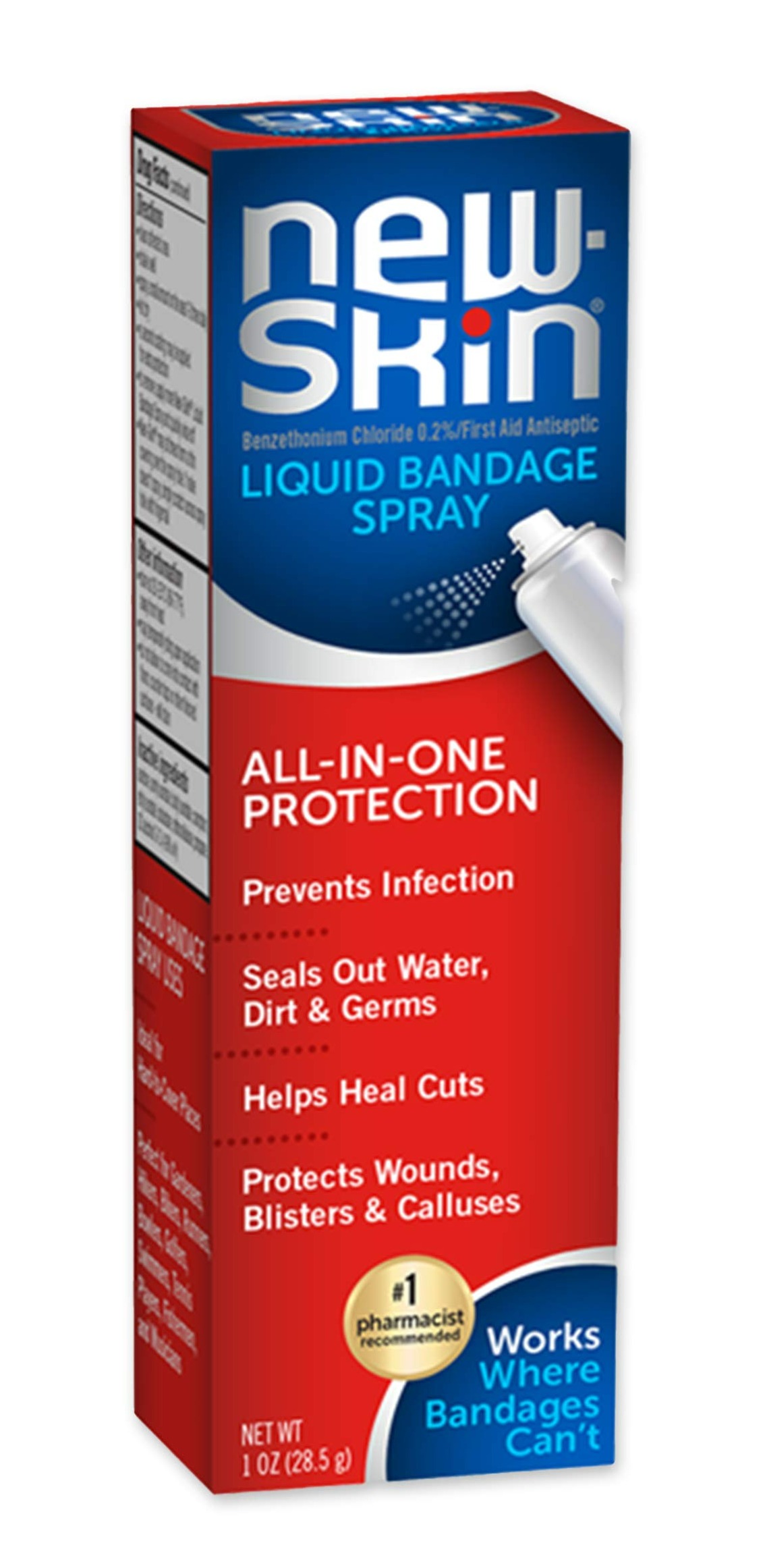 1-Oz NEW-SKIN Liquid Bandage Spray for Cuts & Minor Scrapes