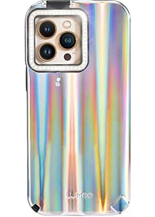 Lumee Flip iPhone 13 Pro Max Front & Rear Selfie LED Light Up Case ...
