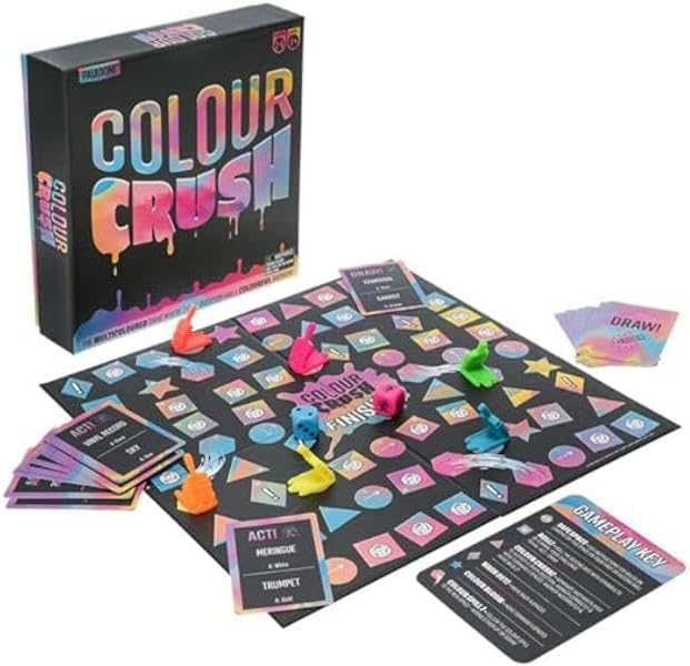 Paladone Color Crush, The Exciting Board Game of Artsy Challenges $4.65 ...