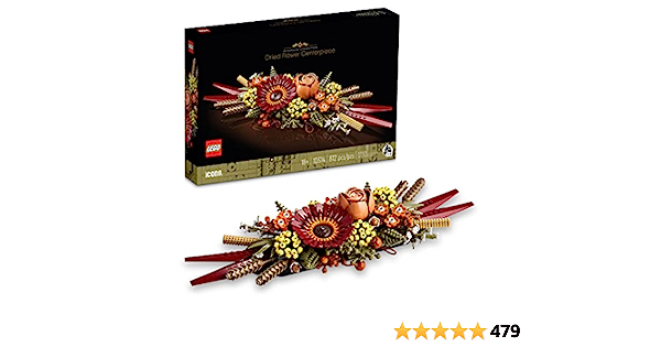 LEGO Icons Dried Flower Centerpiece 10314 Botanical Collection Crafts ...