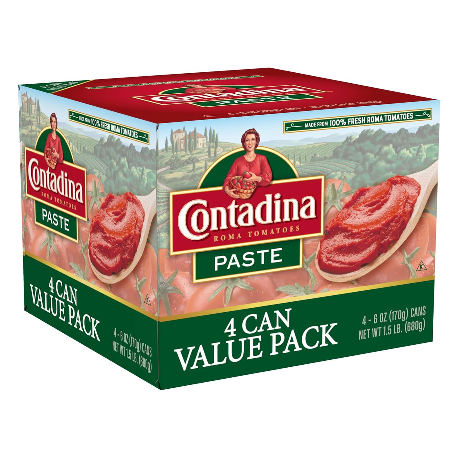 4-Pack 6-Oz Contadina Roma Tomato Paste Cans