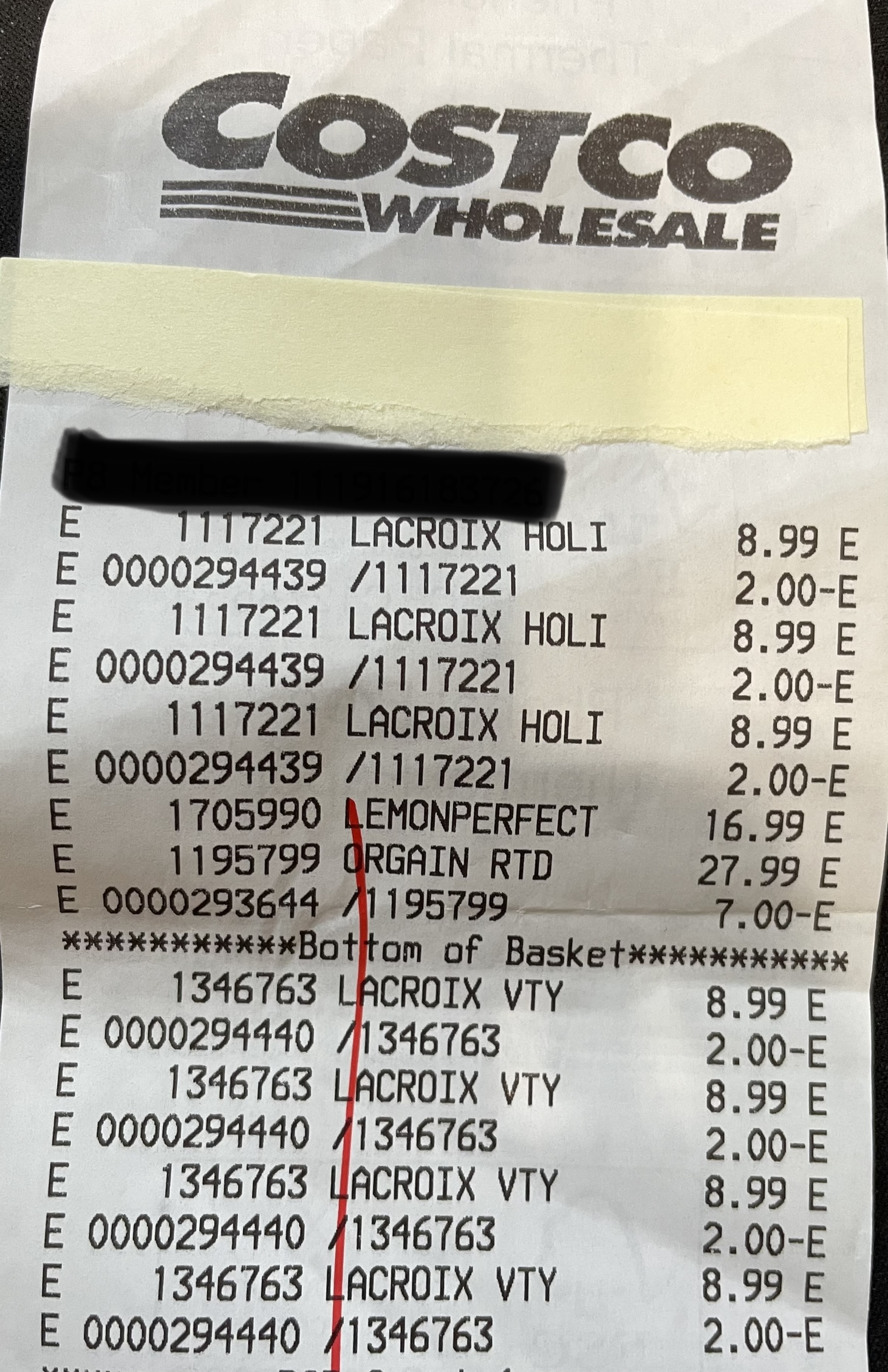 LaCroix sparkling water - 24 pack - Red winter variety pack or variety pack - $6.99 after $2 ...