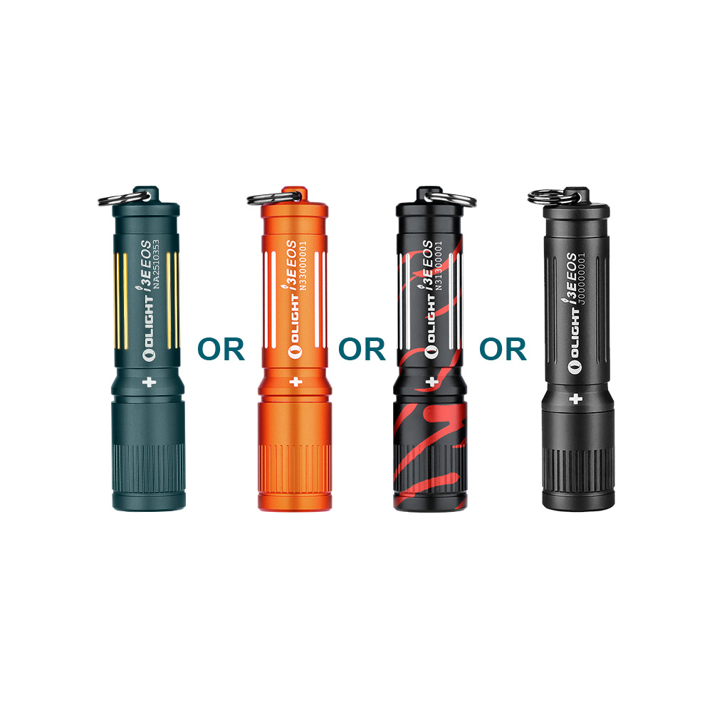 Olight i3E EOS 90 Lumens LED Flashlight (Random Color)