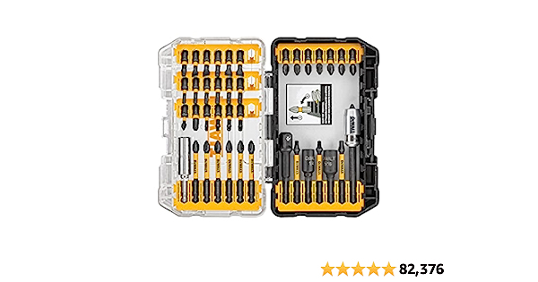 DEWALT Screwdriver Bit Set, Impact Ready, FlexTorq, 40-Piece (DWA2T40IR ...