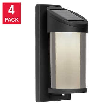 Costco - GTX Solar Wall Light, 4-pack + Free Delivery $20