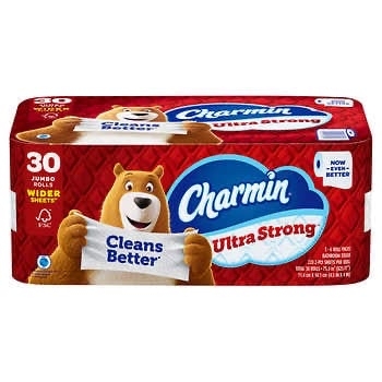 Charmin Ultra Strong Bath Tissue, 2-Ply, 220 Sheets, 30 Rolls - $24.19