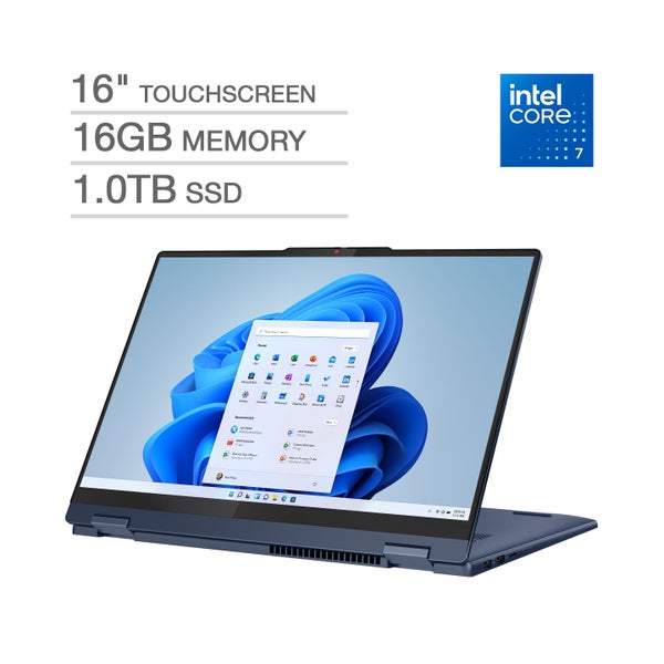 $200 off Lenovo Ideapad 5i 16" Touchscreen 2-in-1 Laptop - Intel Core 7 ...