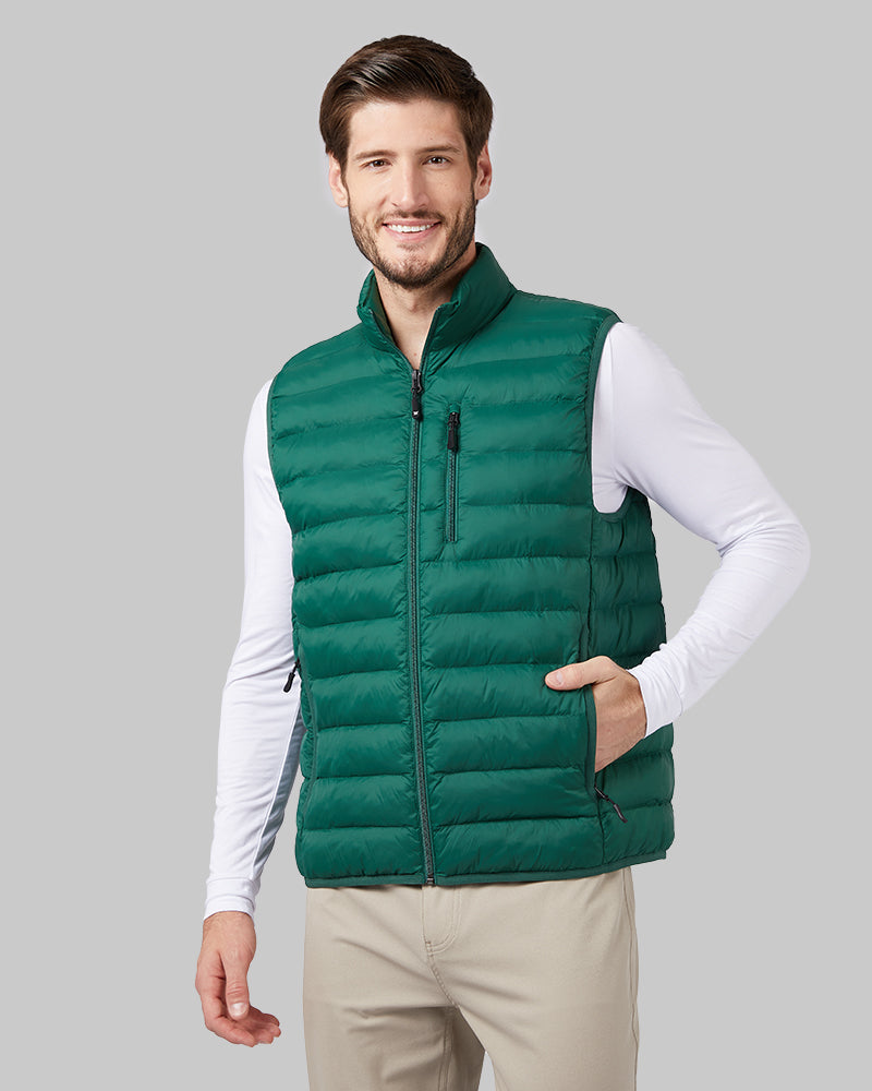 MEN'S LIGHTWEIGHT POLY-FILL PACKABLE VEST, free ship today $7.99 at 32 ...