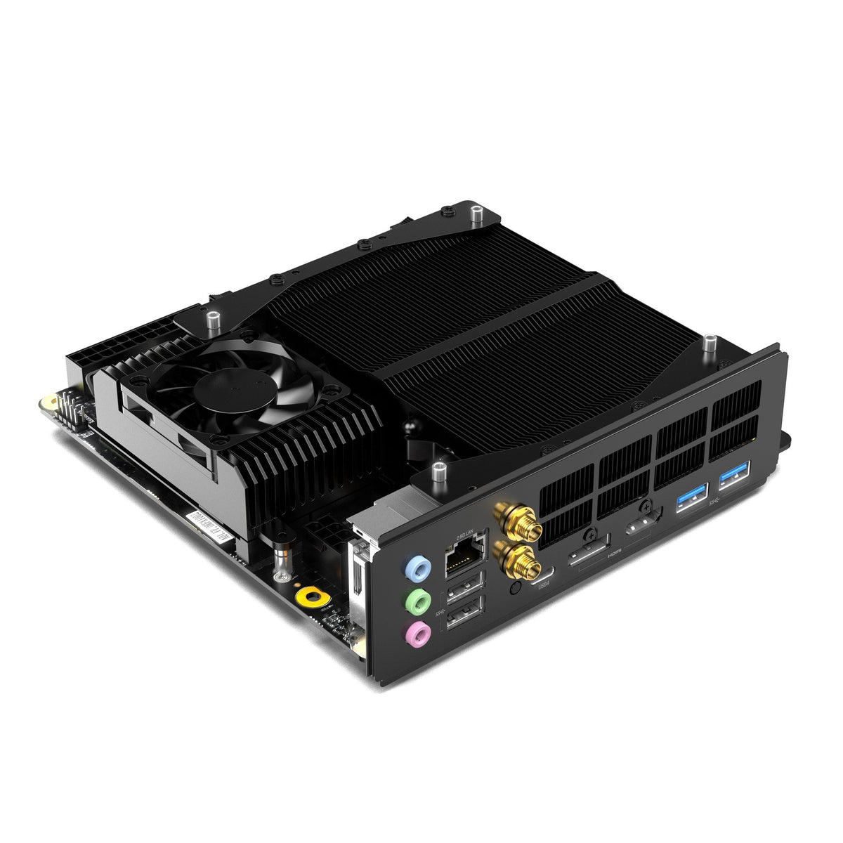 Minisforum BD770i MoDT Mini-ITX SBC (Barebone): Ryzen 7 7745HX, Radeon ...