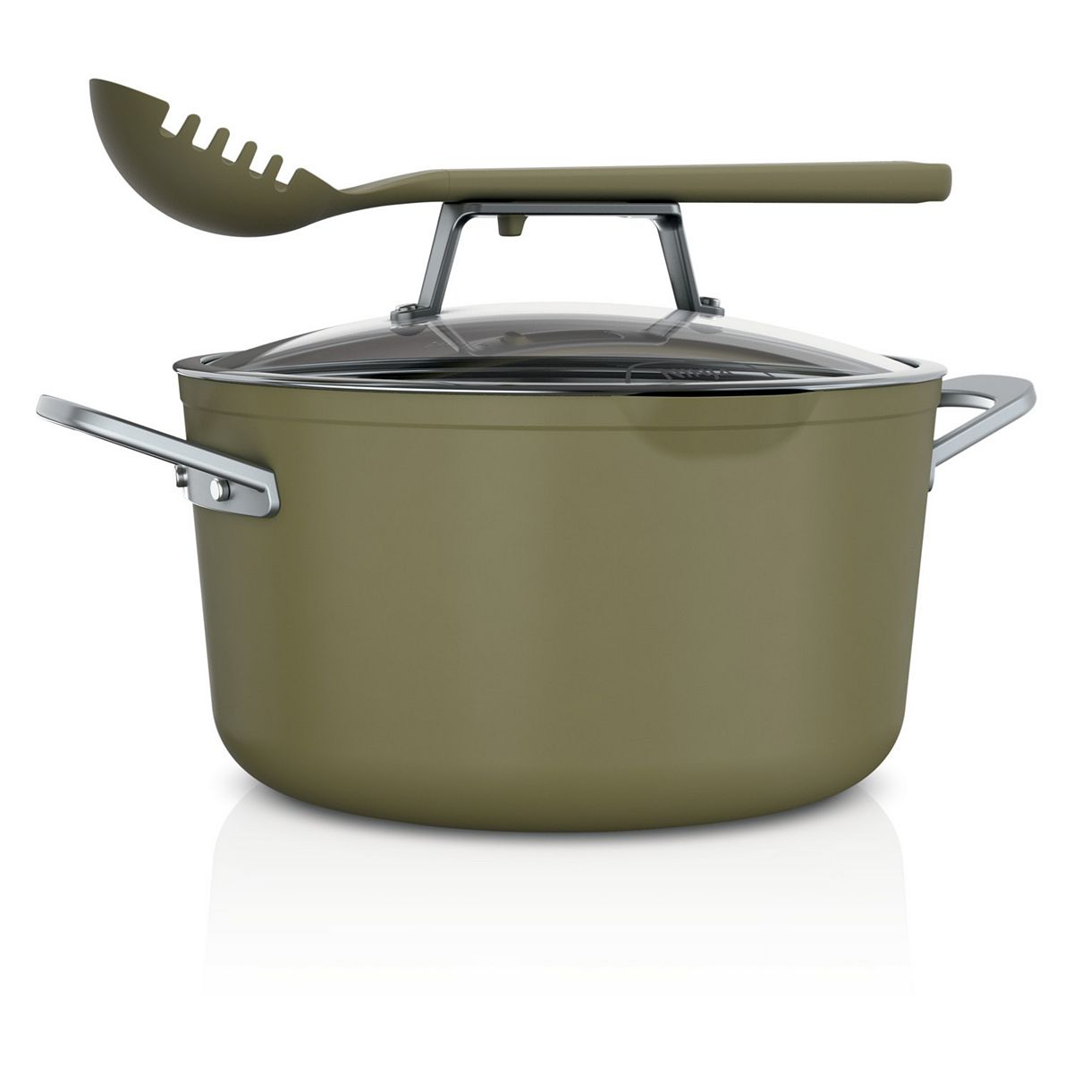 7-Qt Ninja Foodi NeverStick PossiblePot w/ Pot, Roasting Rack, Glass ...