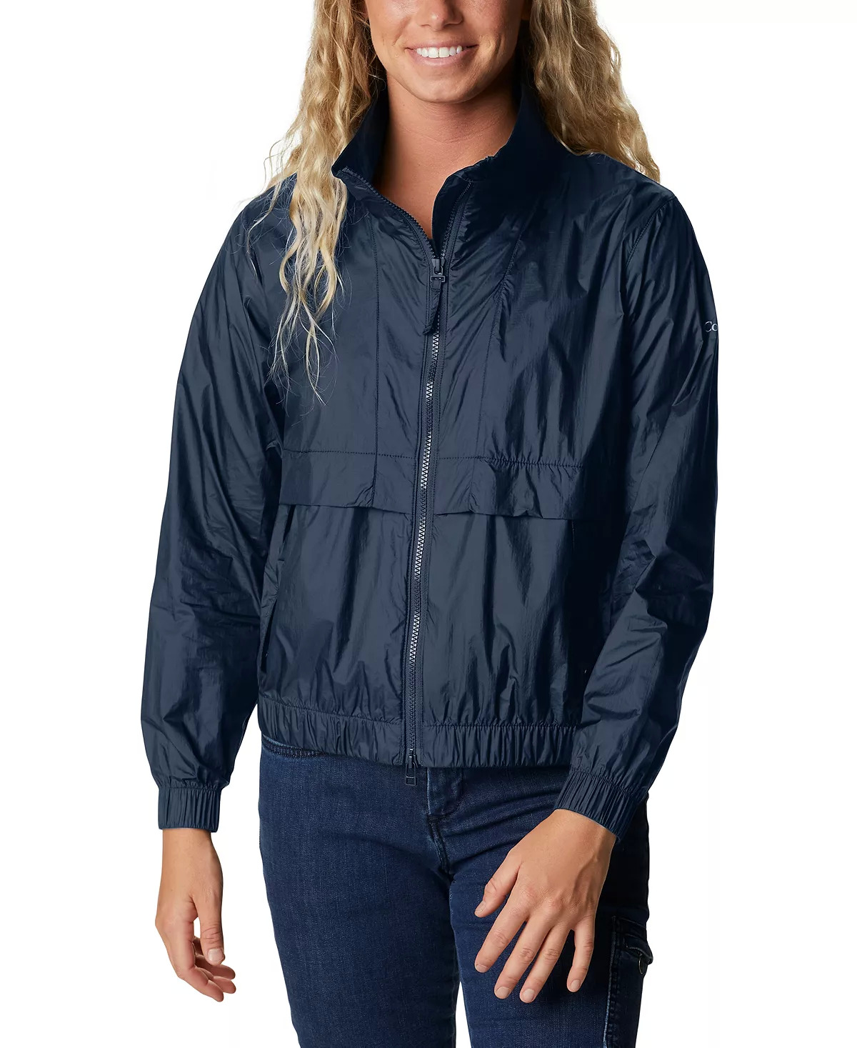 Columbia Women's Sunny City Windbreaker (Red Hibiscus, Nocturnal, Sizes ...