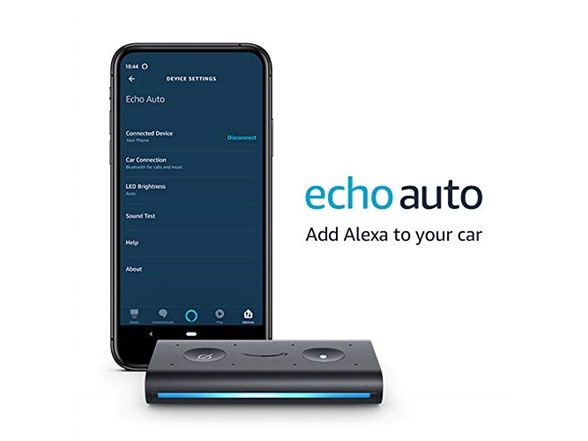 Amazon Echo Auto Hands-free Alexa (1st Gen) $10 + Free Shipping w/ Prime